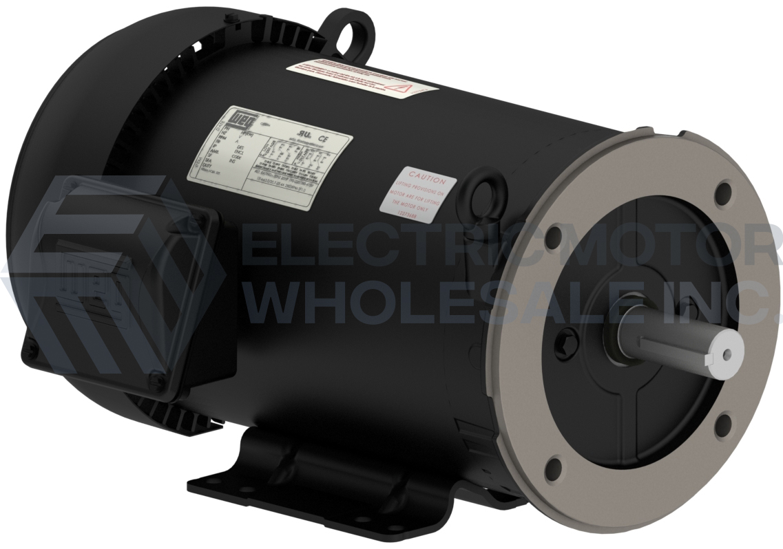 WEG Three Phase TEFC General Purpose Rolled Steel Motors