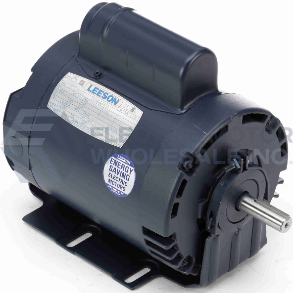 102966.00 LEESON 3/4HP 277VAC 1-PHASE RESILIENT BASE MOTOR A4C17DJ73B