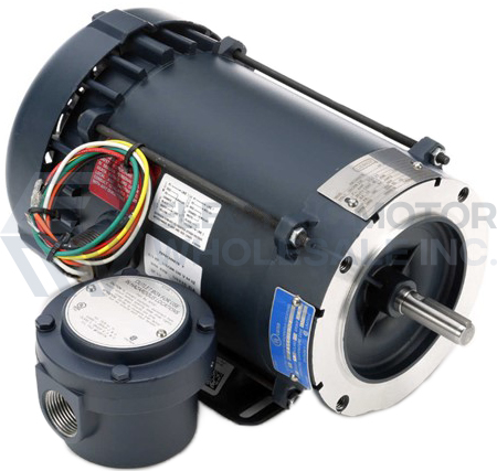 116605.00 LEESON 1/3HP Single Phase Explosion Proof Motor A6C34XK7B