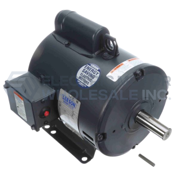 131536.00 LEESON 2HP SINGLE PHASE GENERAL PURPOSE MOTOR P182C17DB10 ...