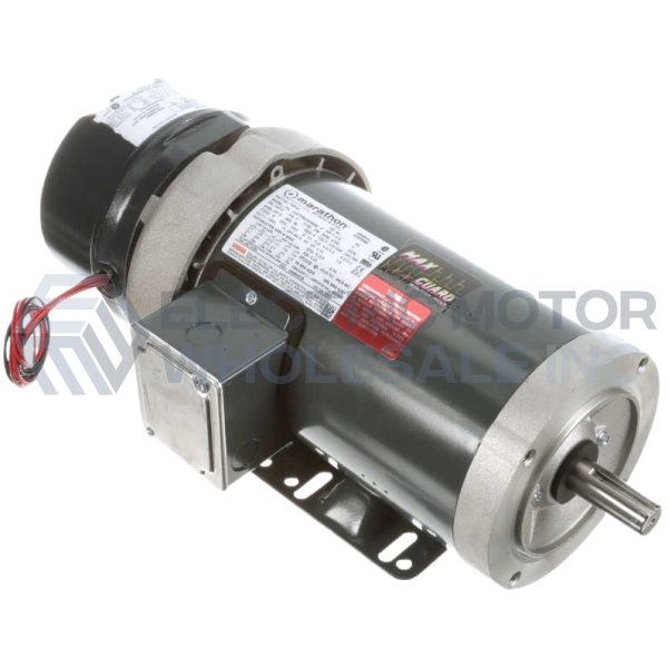 C400A MARATHON 1HP 3-PHASE BRAKE MOTOR 145TTFR16092