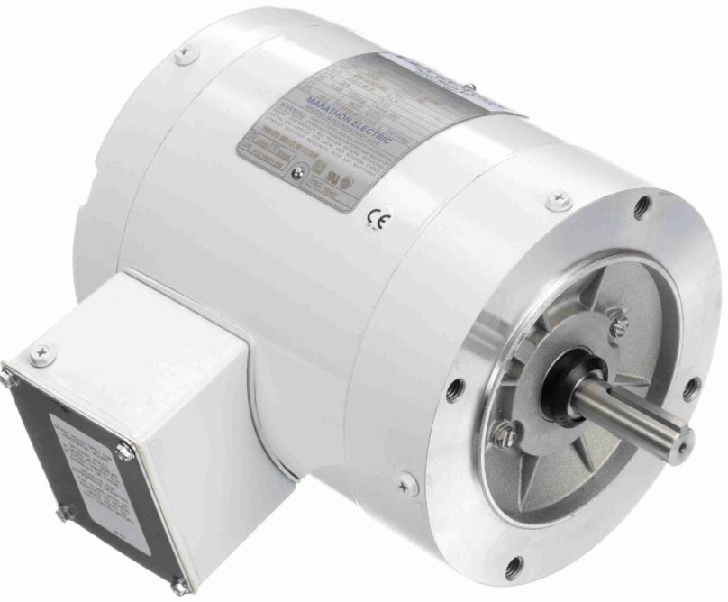 N642 MARATHON 1/2HP 3PH WASHDOWN MOTOR 056T17V5328