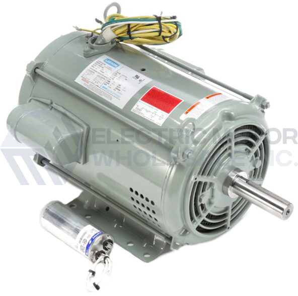 140640.00 LEESON 10-15HP 1PH CROP DRYER MOTOR C215K34DB2A, C215K34DB2