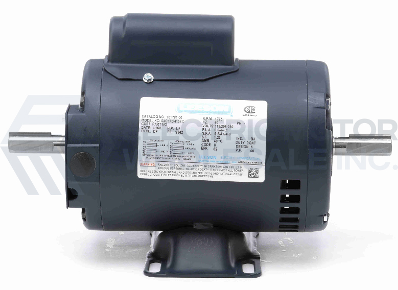 114216.00 LEESON 1HP SINGLE PHASE WOODWORKING MOTOR C6C34DB71C