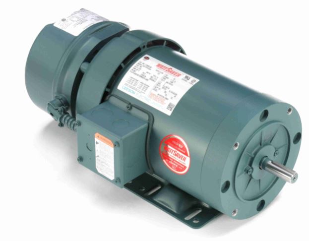 119563.00 LEESON 1HP 3PH BRAKE MOTOR C6T17FK105A