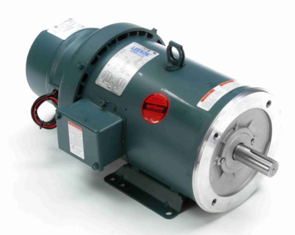 132478.00 LEESON 5HP 3PH BRAKE MOTOR C184T17FK38