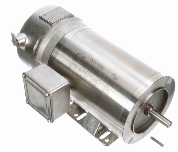 N389A MARATHON 1HP WASHDOWN BRAKEMOTOR 056T17V5355